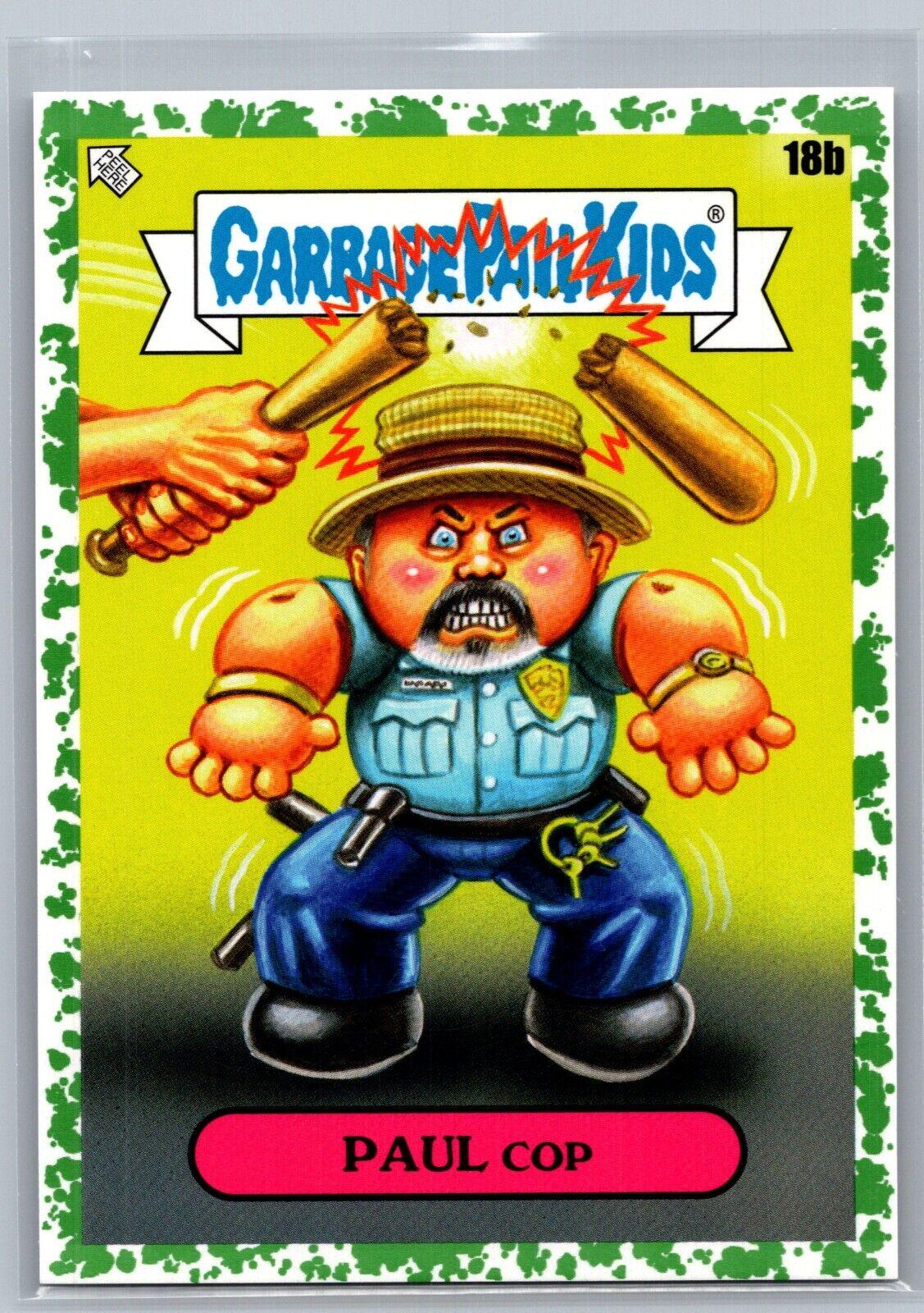 PAUL Cop [Green] #18b Prices | Garbage Pail Kids X View Askew | GPK Cards
