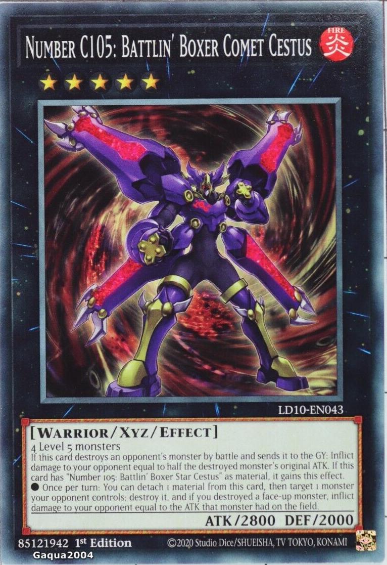 Number C105: Battlin' Boxer Comet Cestus LD10-EN043 Prices | YuGiOh ...