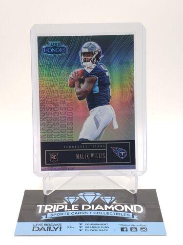 Malik Willis #34 Prices | 2022 Panini Honors | Football Cards