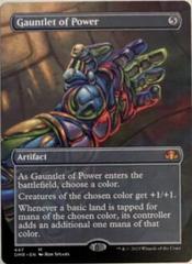 Gauntlet of Power [Borderless] #447 Prices | Magic Dominaria Remastered ...