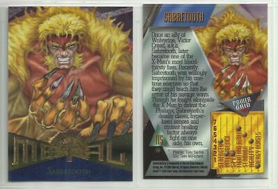 Sabretooth #115 Prices | Marvel 1995 Metal | Marvel Cards