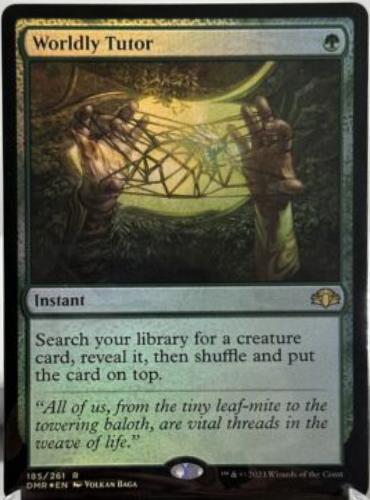 Worldly Tutor #185 Prices | Magic Dominaria Remastered | Magic Cards