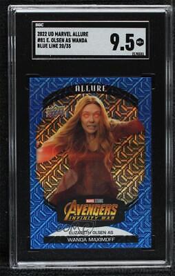 Elizabeth Olsen as Wanda Maximoff [Blue Line] #81 Prices | Marvel 2022 ...