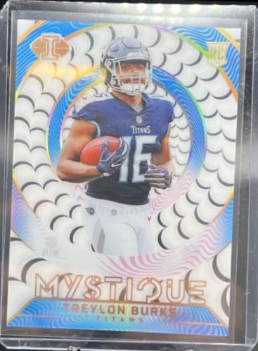 Treylon Burks [Light Blue] #M-12 Prices | 2022 Panini Illusions ...