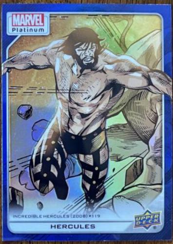 Hercules [Blue Rainbow] #197 Prices | Marvel 2023 Upper Deck Platinum ...