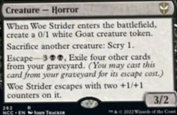 Woe Strider #262 Prices | Magic New Capenna Commander | Magic Cards