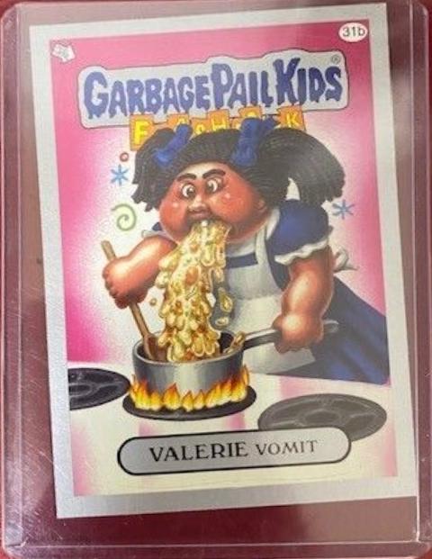 VALERIE Vomit [Silver] #31b Prices | 2011 Garbage Pail Kids | Garbage ...