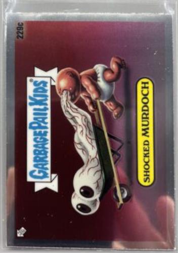 Shocked MURDOCH #229c Prices | 2023 Garbage Pail Kids Chrome | GPK Cards