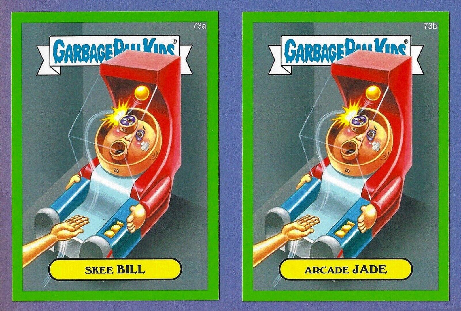 Skee BILL [Green] #73a Prices | 2014 Garbage Pail Kids | Garbage Pail Cards
