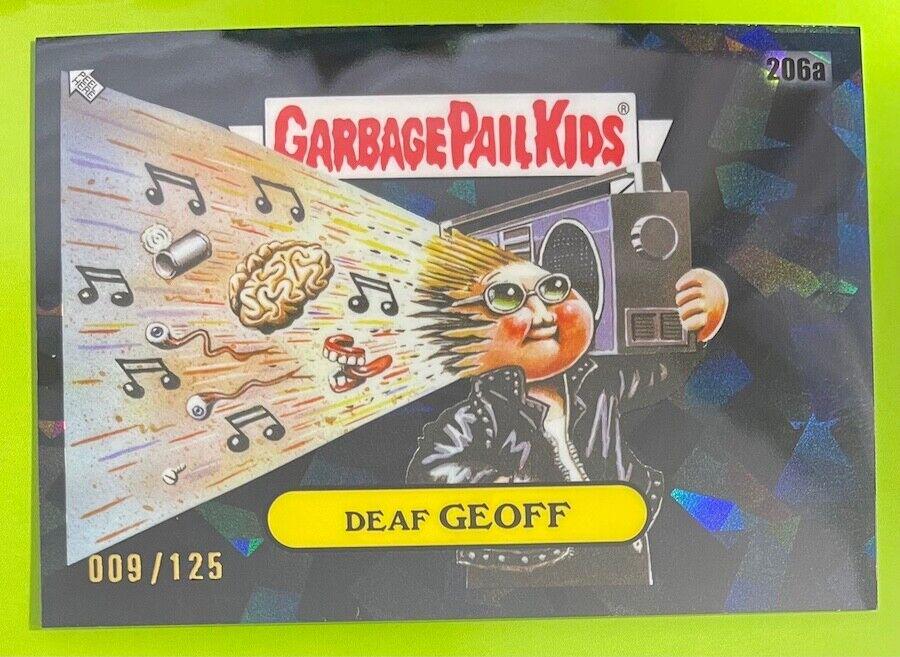 Deaf GEOFF [Black] #206a Prices | Garbage Pail Kids 2022 Sapphire | GPK ...