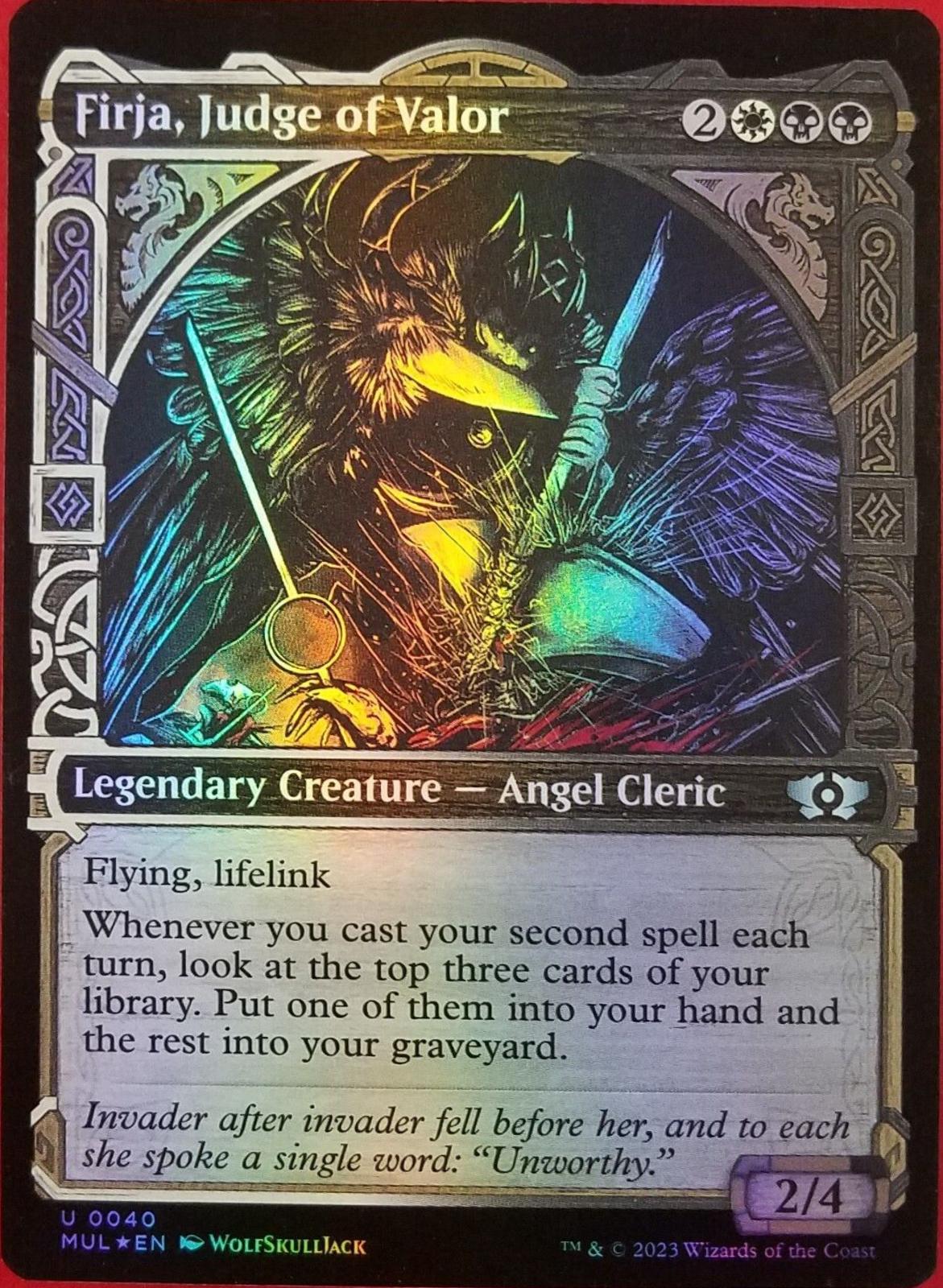 Firja, Judge of Valor [Foil] #40 Prices | Magic Multiverse Legends ...