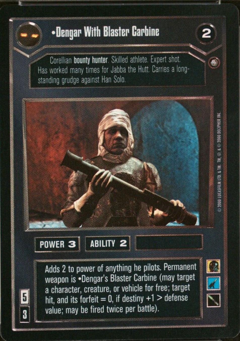 Dengar [Foil] Prices | Star Wars CCG Reflections | Star Wars Cards