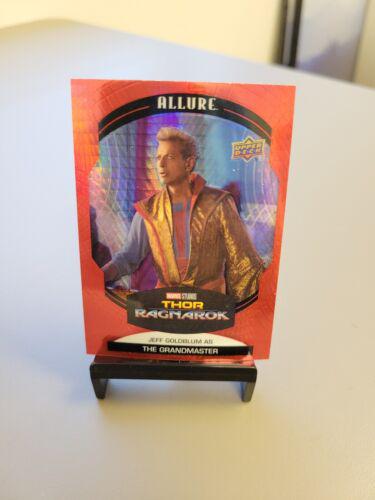 Jeff Goldblum as Grandmaster [Red] #65 Prices | Marvel 2022 Allure ...