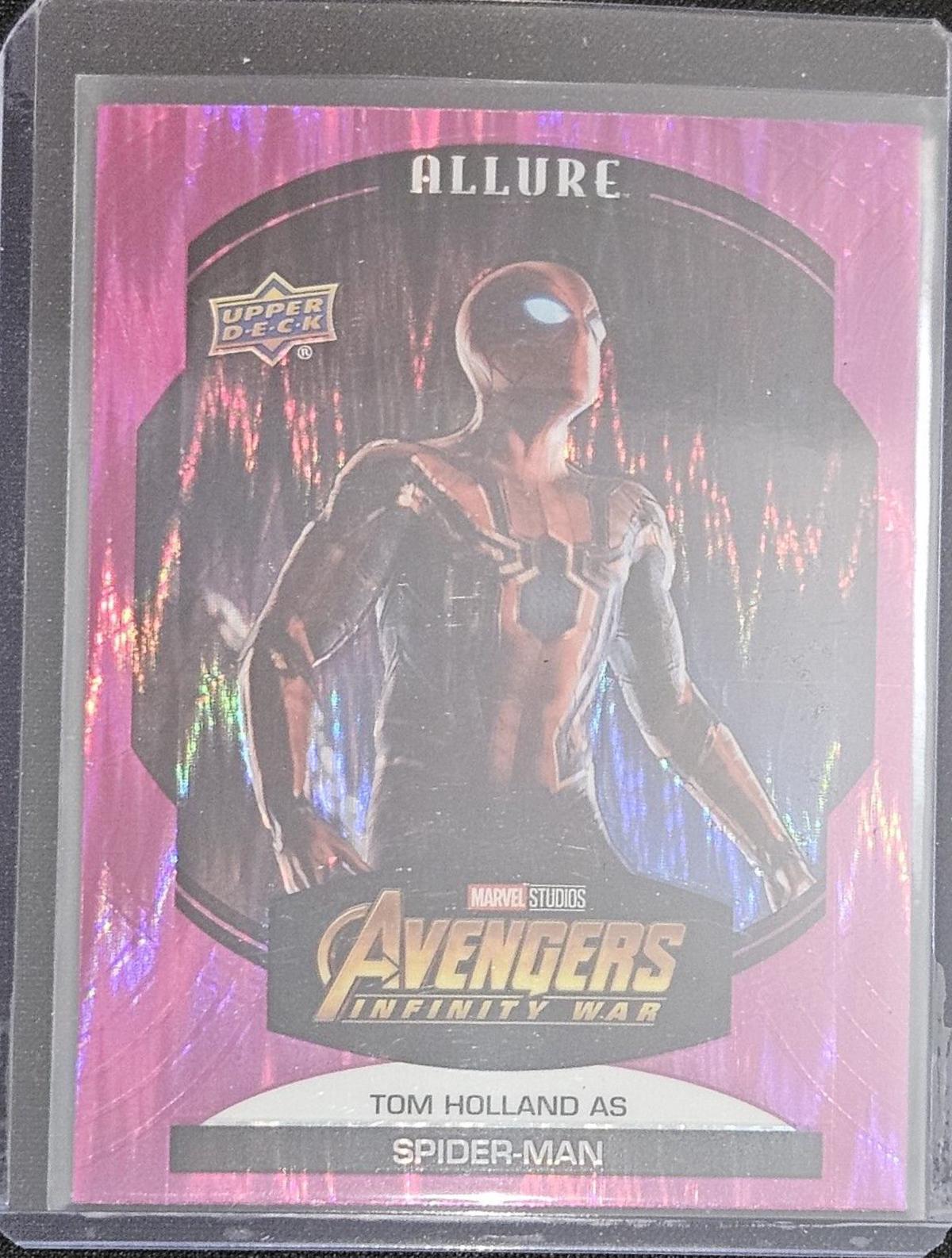 Tom Holland as Spider-Man [Magenta] #76 Prices | Marvel 2022 Allure ...