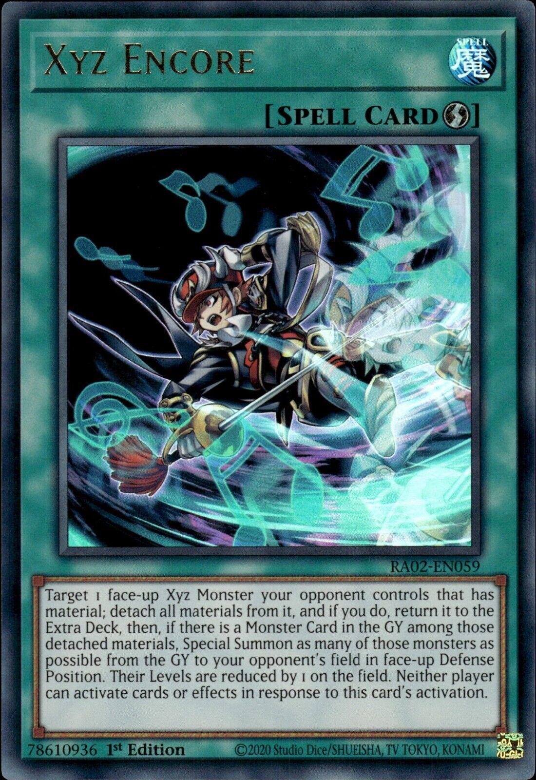 Xyz Encore [Ultra Rare] RA02-EN059 Prices | YuGiOh 25th Anniversary ...
