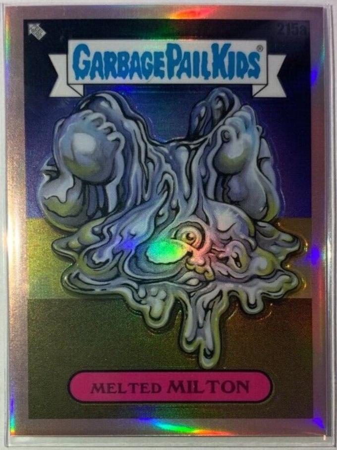 Melted MILTON [Rose Gold Refractor] #215a Prices | 2022 Garbage Pail Kids Chrome | Garbage Pail ...