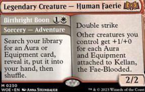 Kellan, the Fae-Blooded // Birthright Boon #230 Prices | Magic Wilds of ...