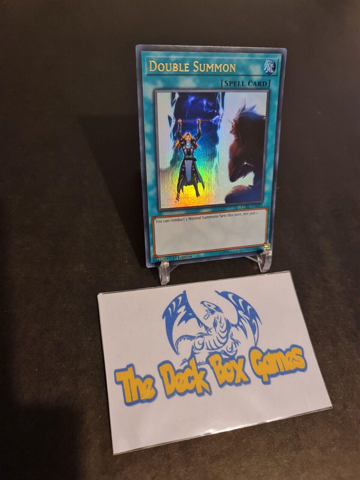 Double Summon [1st Edition] LCKC-EN091 Prices | YuGiOh Legendary ...
