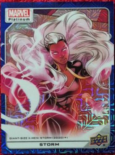 Storm [Blue Traxx] #150 Prices | Marvel 2023 Upper Deck Platinum ...