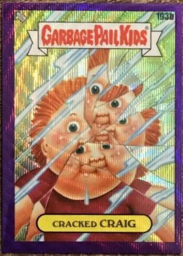 Cracked CRAIG [Purple Wave Refractor] #193b Prices | 2022 Garbage Pail ...