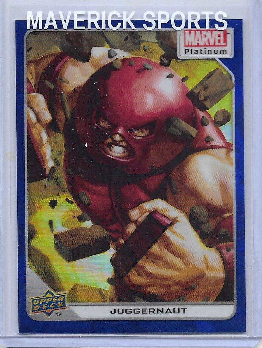 Juggernaut [Blue Rainbow] #59 Prices | Marvel 2023 Upper Deck Platinum ...