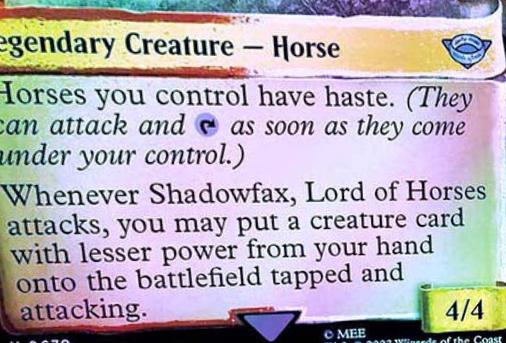 Shadowfax, Lord of Horses #678 Prices | Magic Lord of the Rings | Magic ...