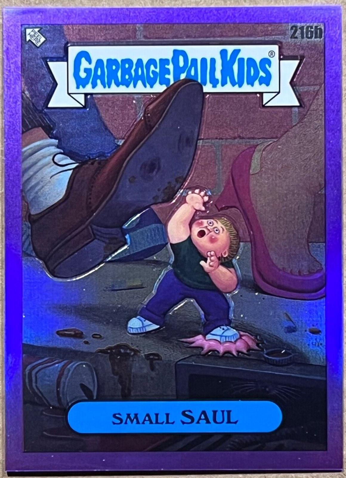 Small SAUL [Purple] #216b Prices | 2023 Garbage Pail Kids Chrome | GPK ...