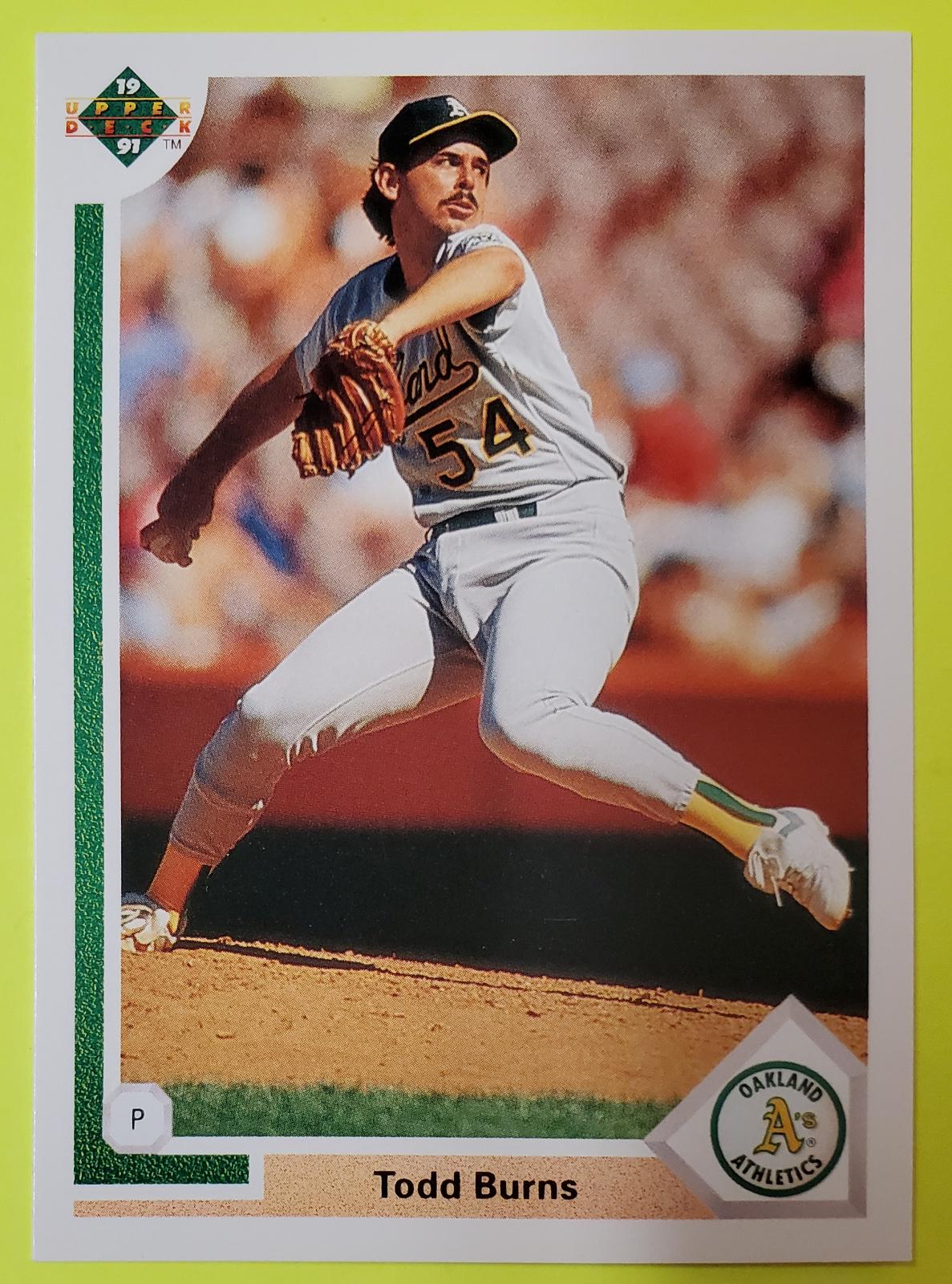 Todd Burns #405 Prices | 1991 Upper Deck | Baseball Cards