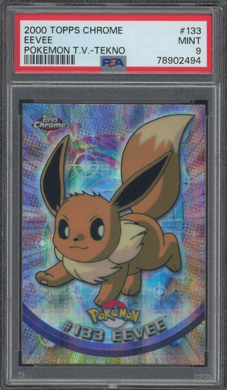 Eevee [Tekno] #133 Prices | Pokemon 2000 Topps Chrome | Pokemon Cards