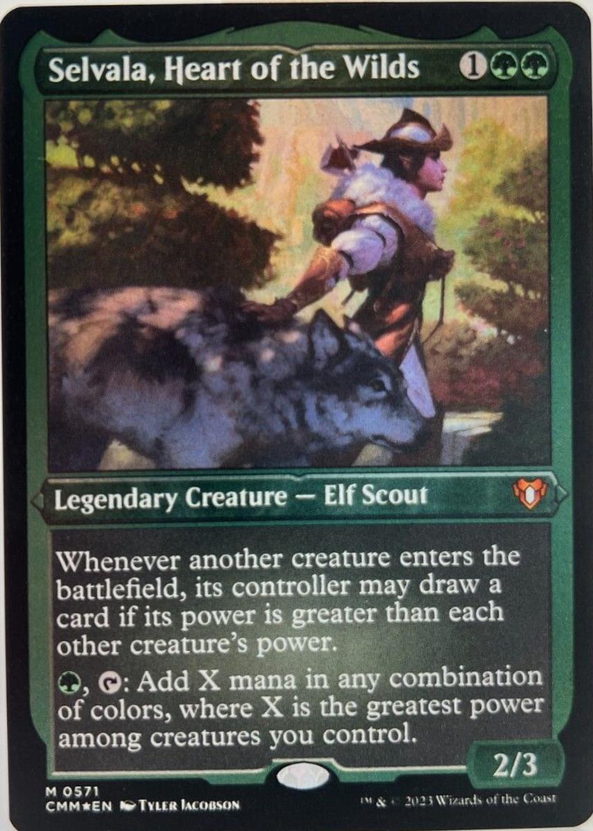 Selvala, Heart of the Wilds #571 Prices | Magic Commander Masters ...