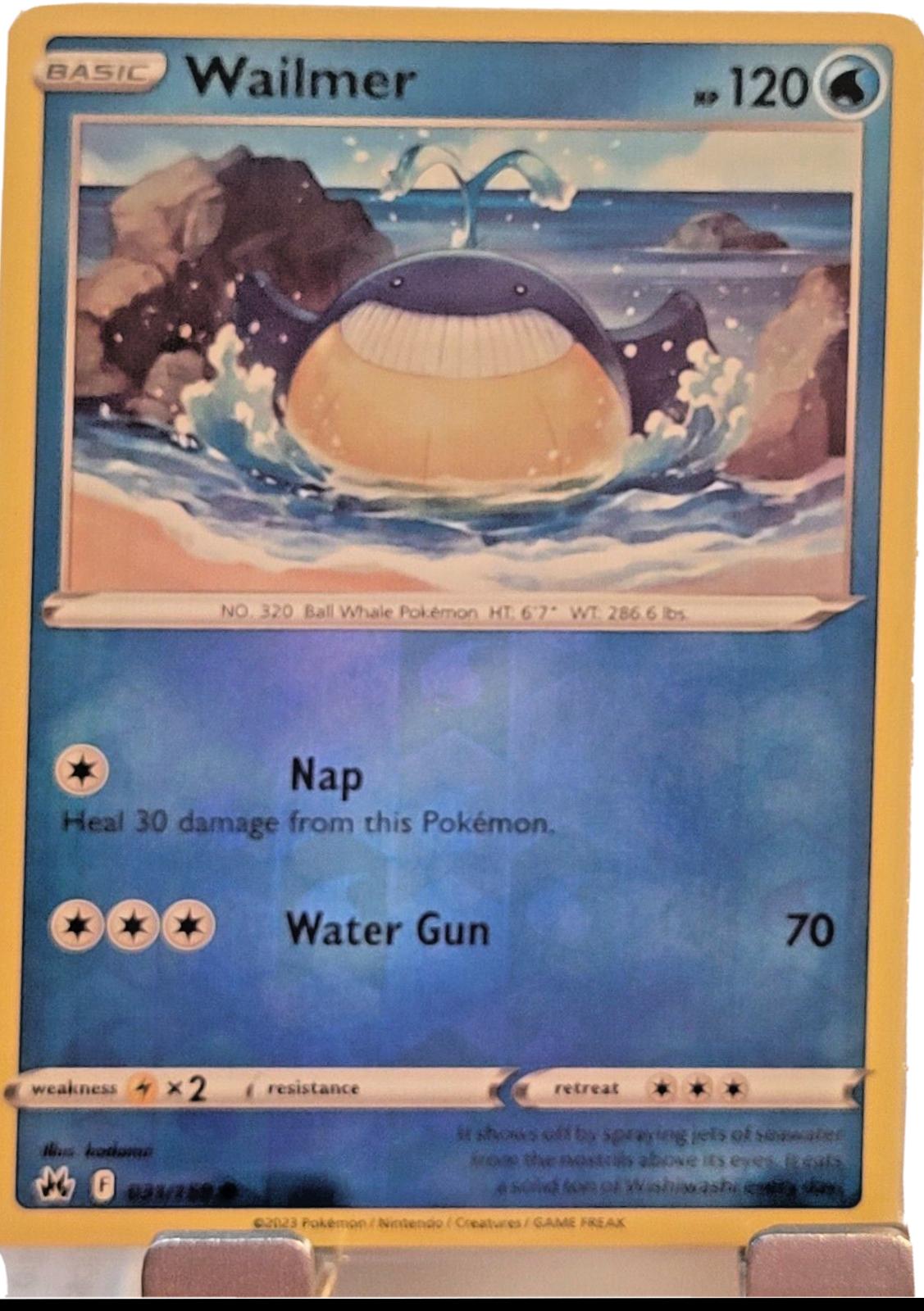 Wailmer [Reverse Holo] #31 Prices | Pokemon Crown Zenith | Pokemon Cards
