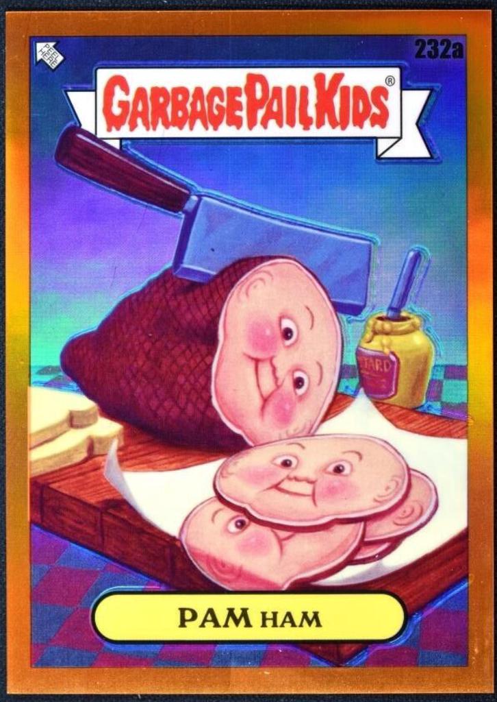 PAM Ham [Orange] #232a Prices | 2023 Garbage Pail Kids Chrome | Garbage ...