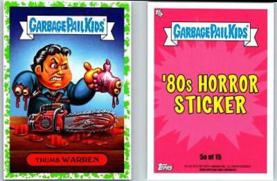 Thumb WARREN [Green] #5a Prices | Garbage Pail Kids Revenge of the ...