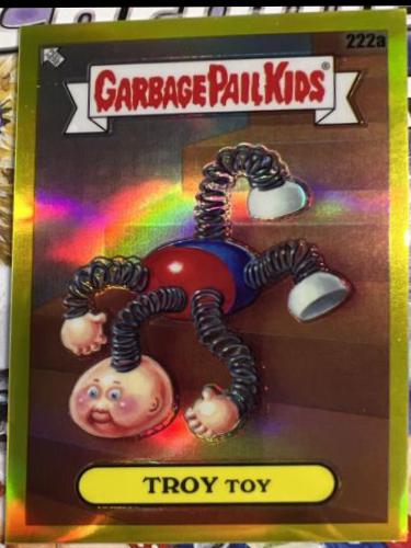 TROY Toy [Yellow] #222a Prices | 2023 Garbage Pail Kids Chrome | GPK Cards