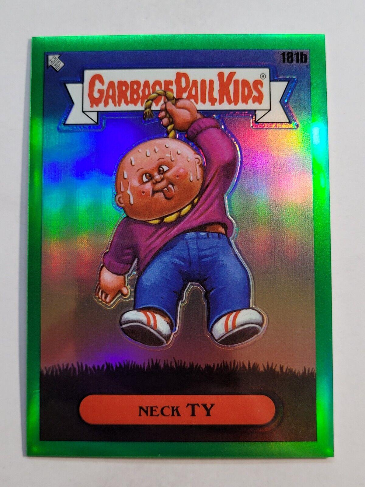 Neck TY [Green Refractor] #181b Prices | 2022 Garbage Pail Kids Chrome ...