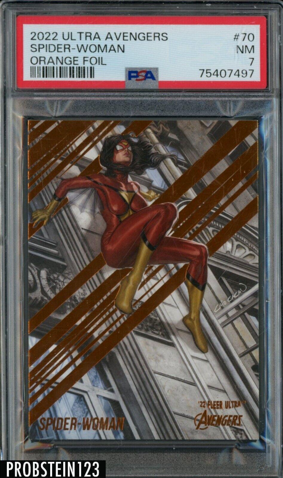 Spider-Woman [Orange Foil] #70 Prices | Marvel 2022 Ultra Avengers ...