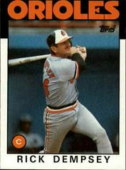 Rick Dempsey #358 Prices | 1986 Topps | Baseball Cards