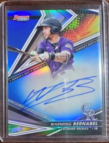 Warming Bernabel [Blue] #B22-WB Prices | 2022 Bowman's Best of ...