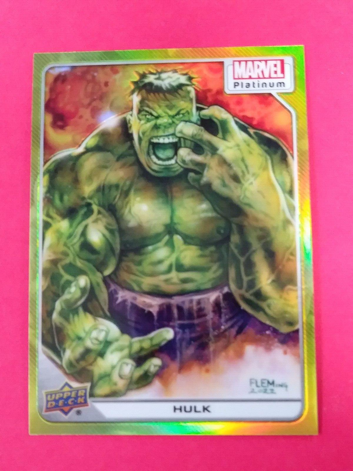 Hulk [Yellow Rainbow] #36 Prices | Marvel 2023 Upper Deck Platinum ...