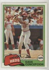 Dave Concepcion #375 Prices | 1981 Topps | Baseball Cards