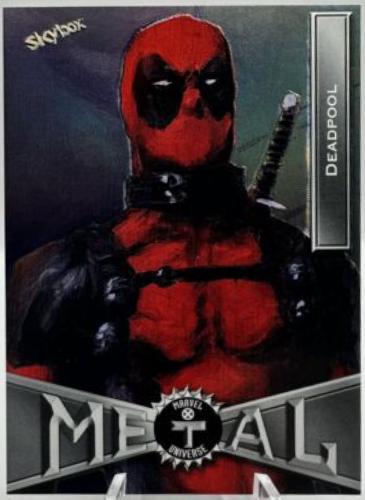 Deadpool [Blue] #23 Prices | Marvel 2021 X-Men Metal Universe | Marvel ...