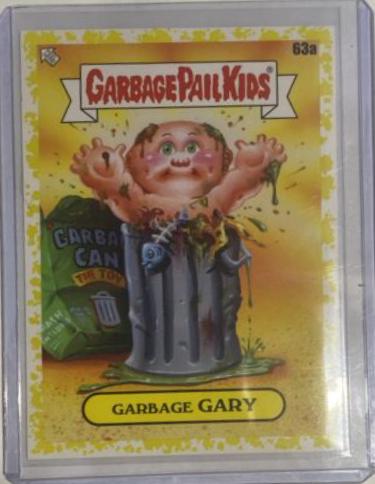 Garbage Gary [Yellow] #63a Prices | Garbage Pail Kids at Play | GPK Cards