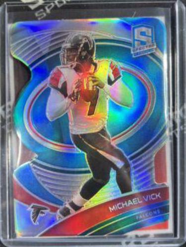 Michael Vick [Blue Die Cut] #101 Prices | 2021 Panini Spectra ...