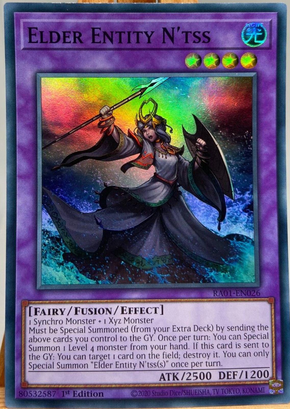 Elder Entity N'tss [Super Rare] RA01-EN026 Prices | YuGiOh 25th ...