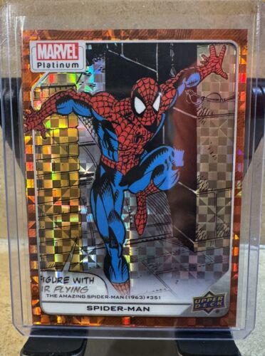 Spider-Man [Orange Checkers] #153 Prices | Marvel 2023 Upper Deck ...