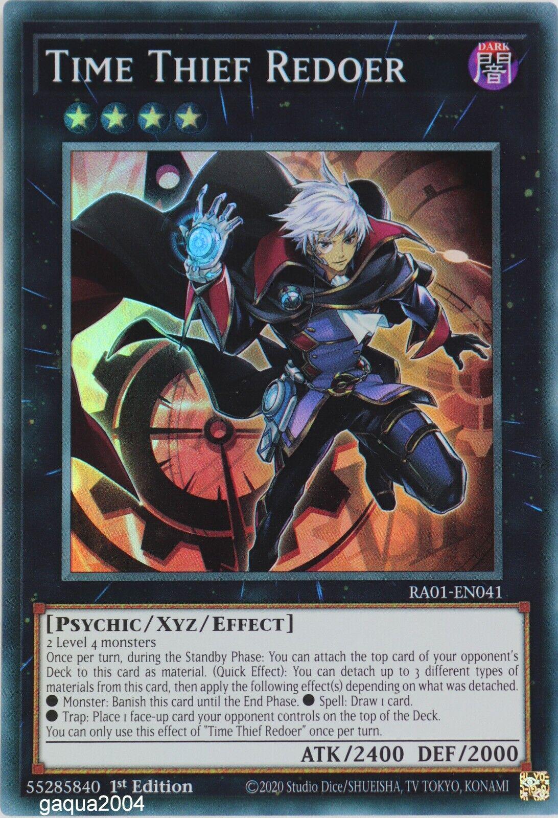 Time Thief Redoer [Super Rare] RA01-EN041 Prices | YuGiOh 25th ...