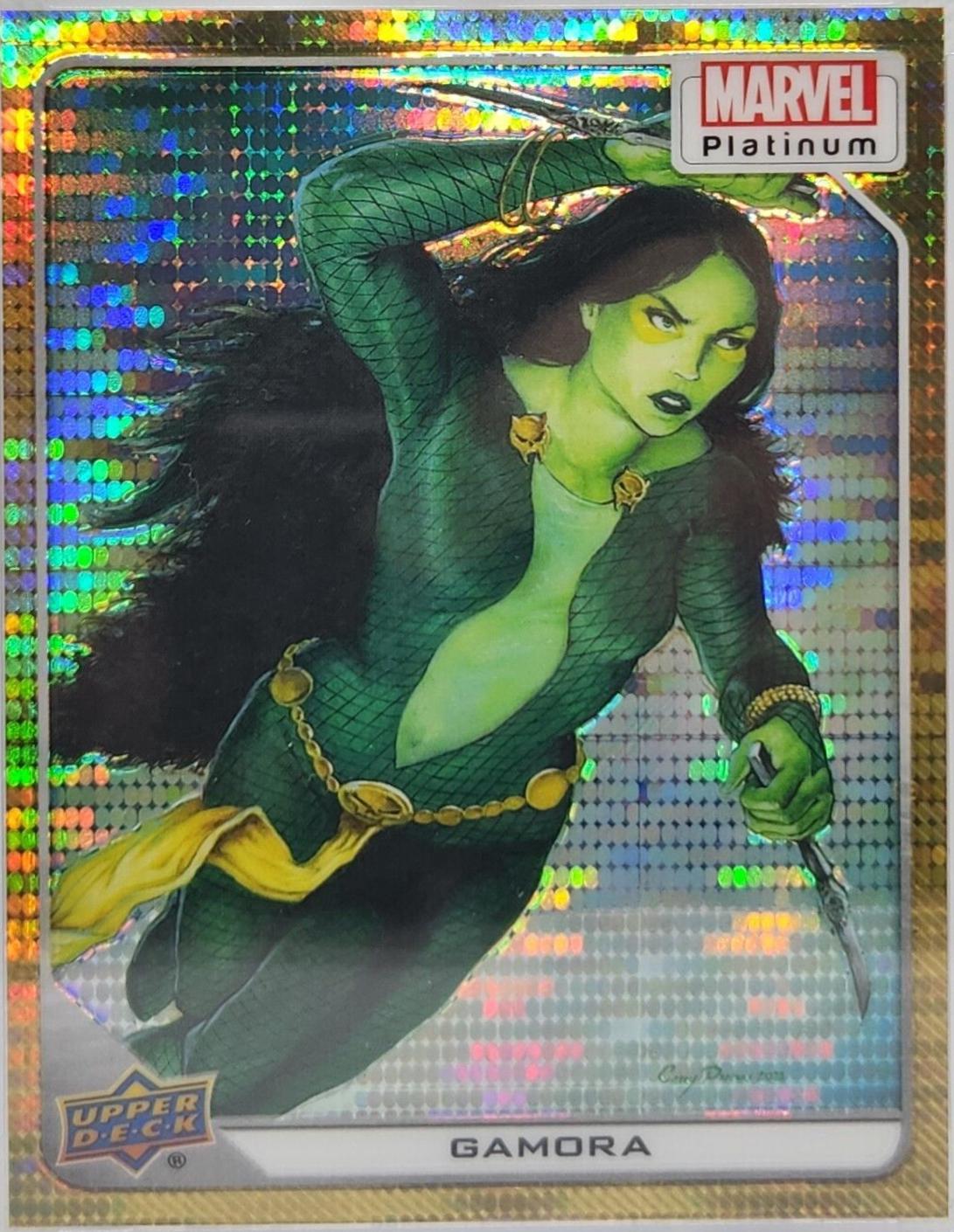 Gamora [Seismic Gold] #39 Prices | Marvel 2023 Upper Deck Platinum ...
