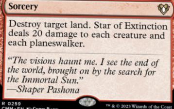 Star of Extinction #550 Prices | Magic Commander Masters | Magic Cards