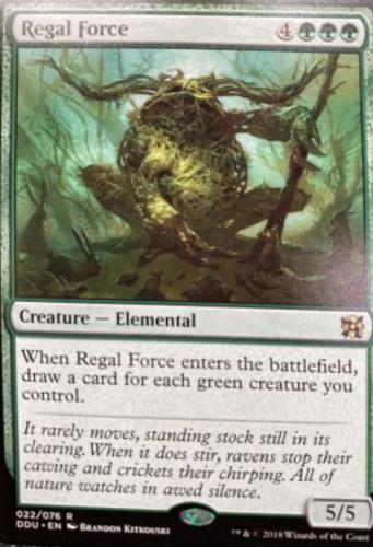 Regal Force #22 Prices | Magic Duel Deck: Elves vs. Inventors | Magic Cards