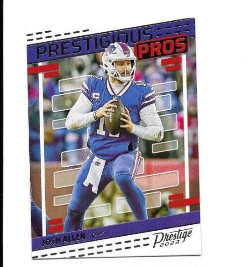Josh Allen #PP-25 Prices | 2023 Panini Prestige Prestigious Pros ...